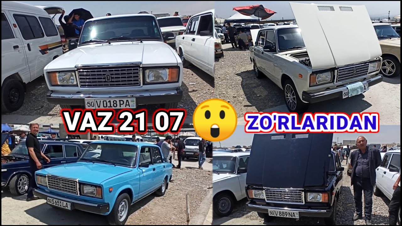 Vaz 21 07 narxlari: Namangan Mashina bozori. Zo'rlaridan chiqibti 👍.# ...