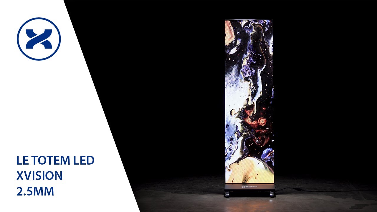 Le totem LED XVISION 2,5mm - YouTube