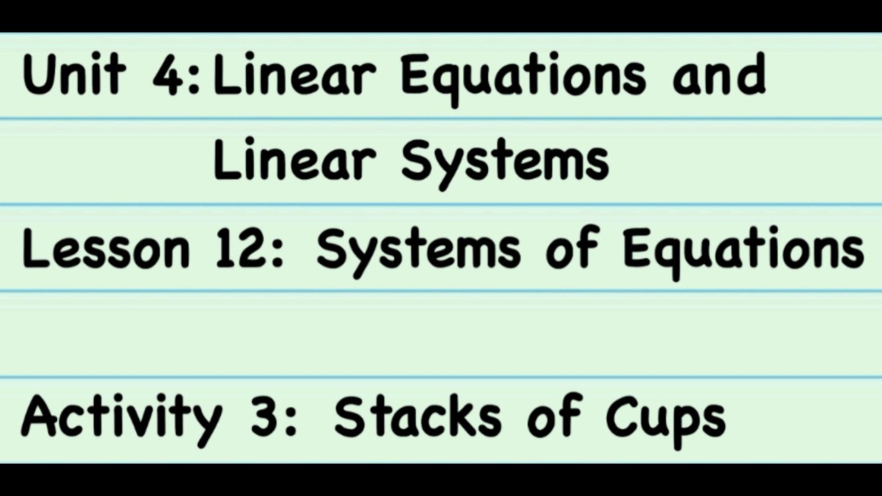 8th Grade Illustrative Mathematics: Grade 8; Unit 4; Lesson 12_3 ...