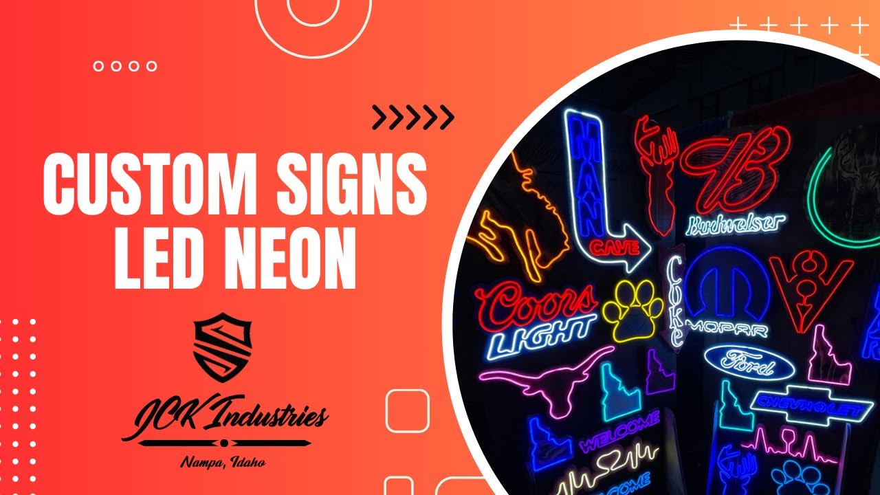 LED Neon Sign on Wood- DIY Tutorial - YouTube