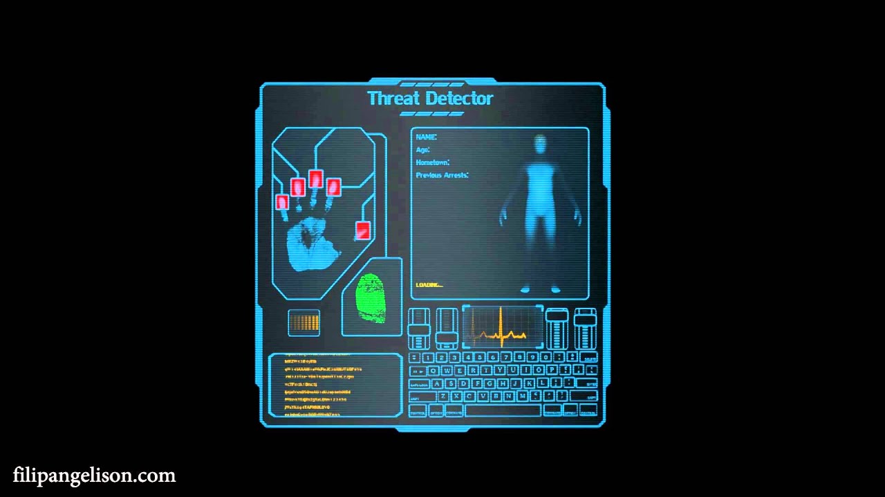 Sci Fi Screen Texture