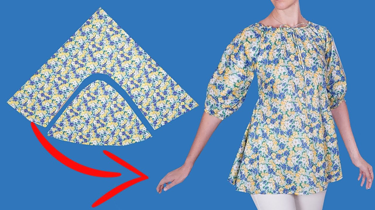 How To Sew A Blouse In 10 Minutes Easy Tutorial YouTube how-to-sew-a-blouse-in-10-minutes-easy-tutorial-youtube
