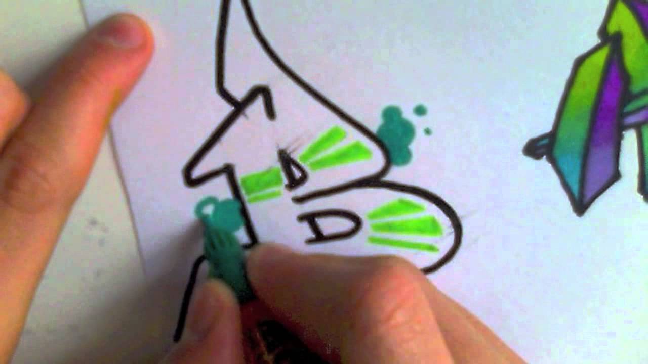 Let's Graff n°1 I A,B,C I Enjoy! - YouTube