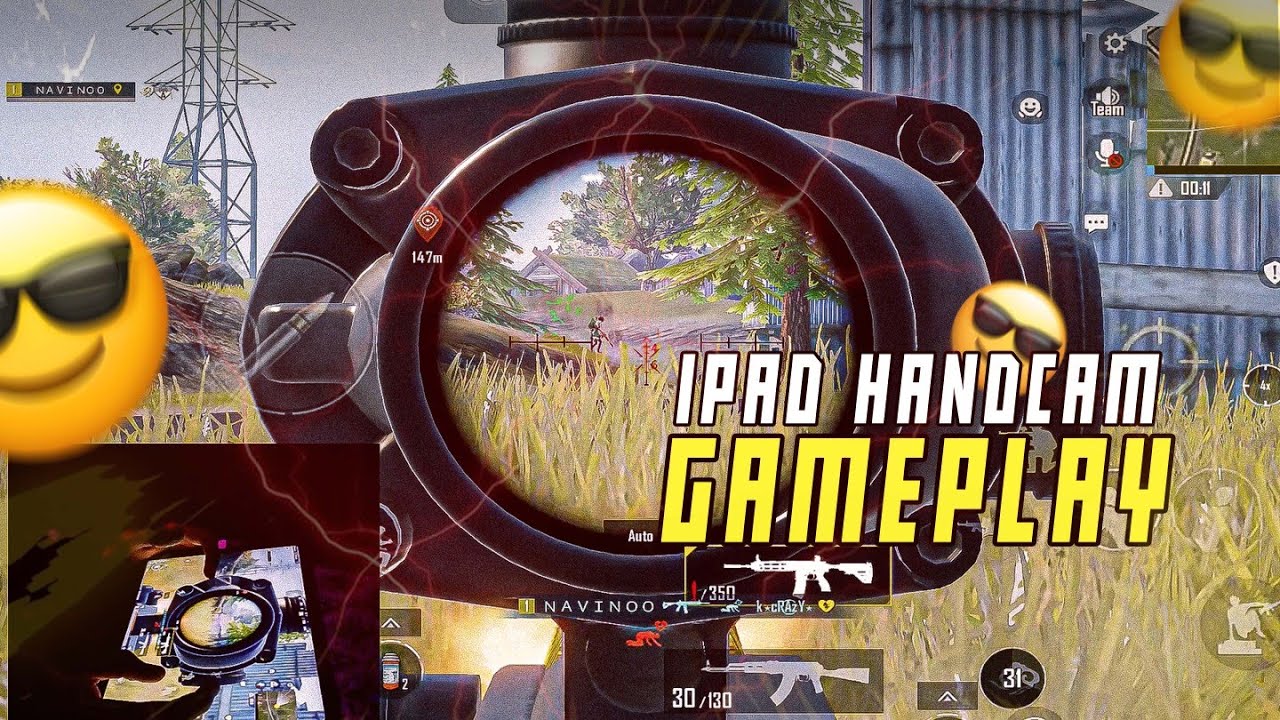 iPAD AIR HANDCAM GAMEPLAY | HDR Extreme Graphics | Bgmi Gameplay # ...