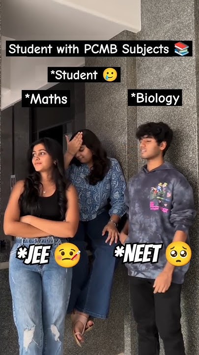 JEE vs NEET 🤒 PCMB Student be like 🤣 #shorts #jee #neet2024 #viral - YouTube