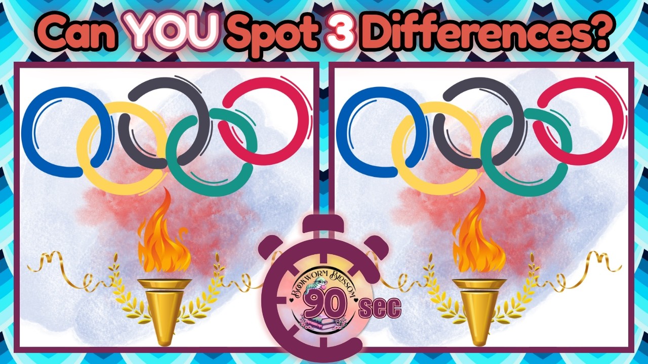 Spot The Differences ️ | Olympic Sports Puzzle⛸️🎿 | Competition | Team ...