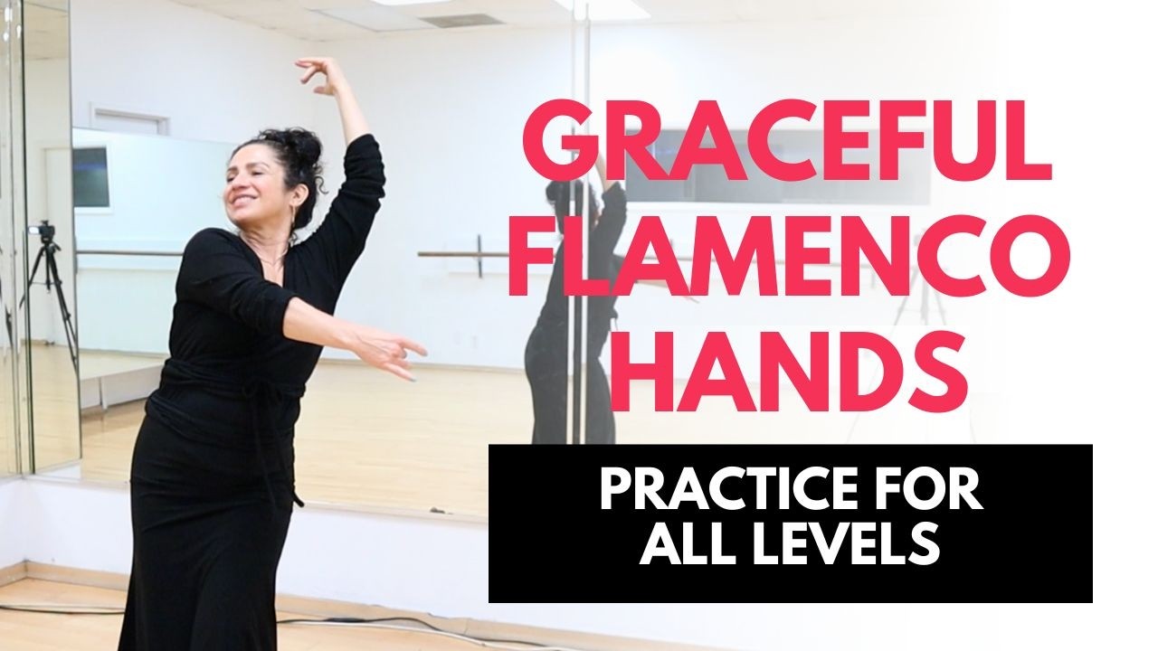 Flamenco practice for fluttering, beautiful hands (Guajiras) - YouTube