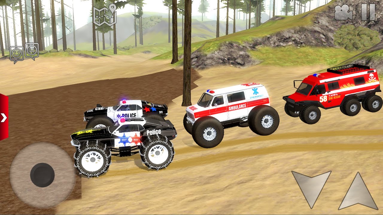 Offroad Outlaws - Race Ambulance, Fire Truck, Police Cars - Extreme Off ...