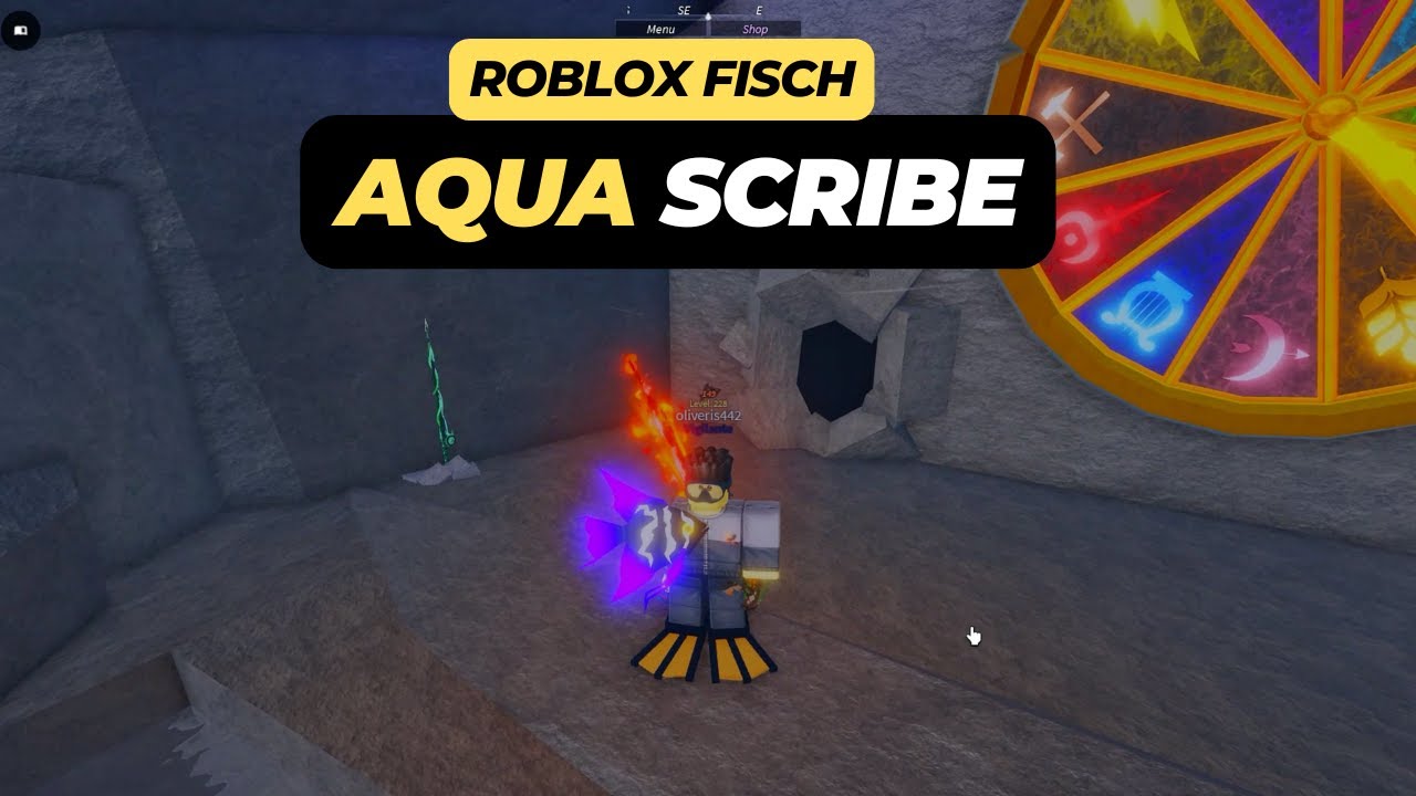 How to Get the Aqua Scribe in Roblox Fisch - YouTube