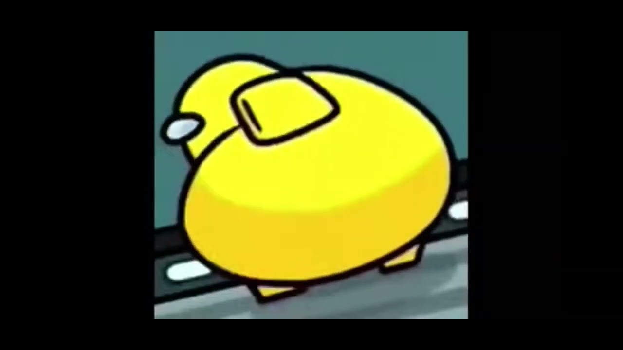 yellow among us, shaking its butt - YouTube