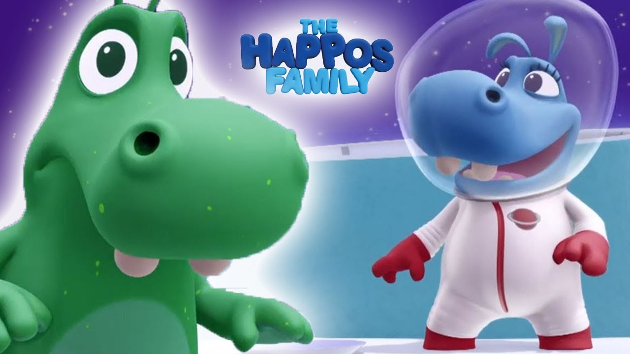 Happos From the Moon 🌜 The Happos Family Cartoon Full Episode Cartoon ...