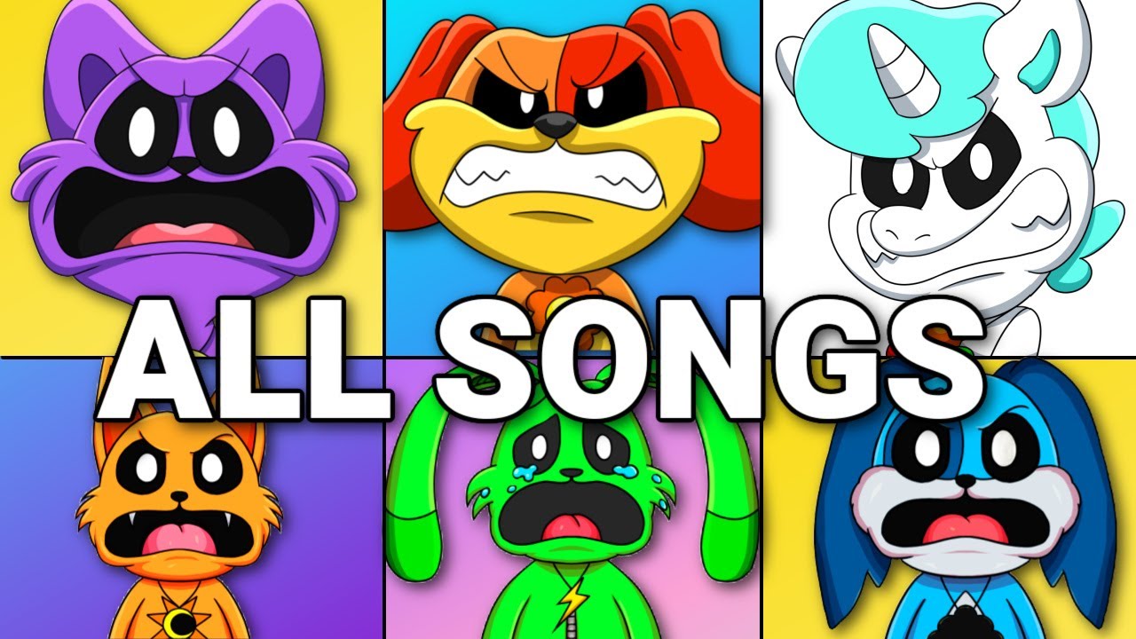 ALL ANGRY Smiling Critters Songs And MUSIC VIDEOS! (Poppy Playtime ...