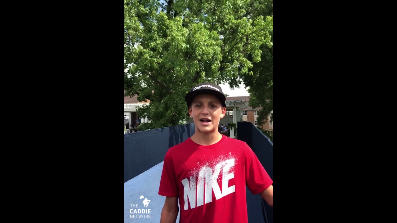 Meet Dylan Block, the kid who caddied his dad into the PGA Championship ...