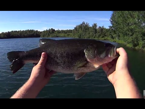 Yooper Fishing Largemouth Bass - YouTube