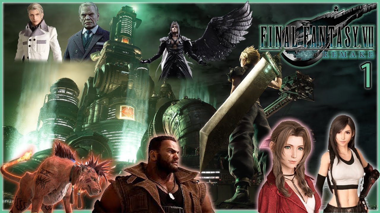 Midgar is BEAUTIFUL! Mako Reactor #1 Mission | Final Fantasy VII Remake ...