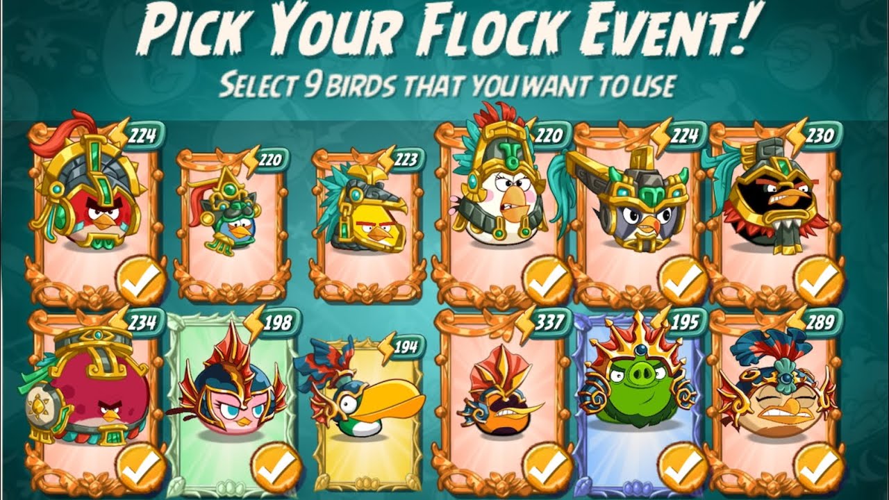 CVC Clan Battle today | 2nd version analysis | select 9 birds | Angry ...