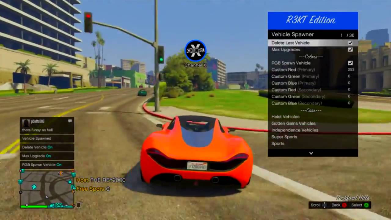 GTA 5 MOD MENU TU27 SKYACRO V6 MAKE PLAYERS DANCE+ MORE JTAG/RGH ...