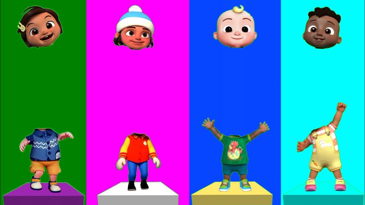 COCOMELON | match head match| video for kids episode 15 - YouTube