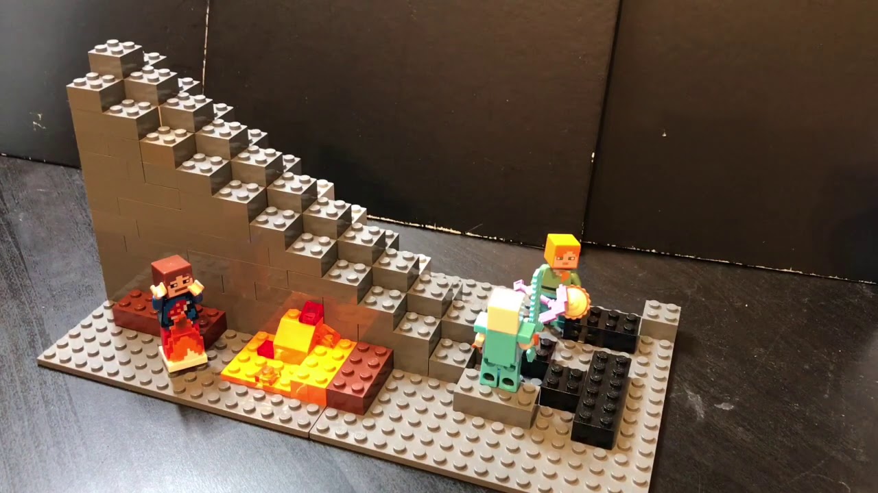 Lego 2b2t Lava Cast Custom Build! - YouTube
