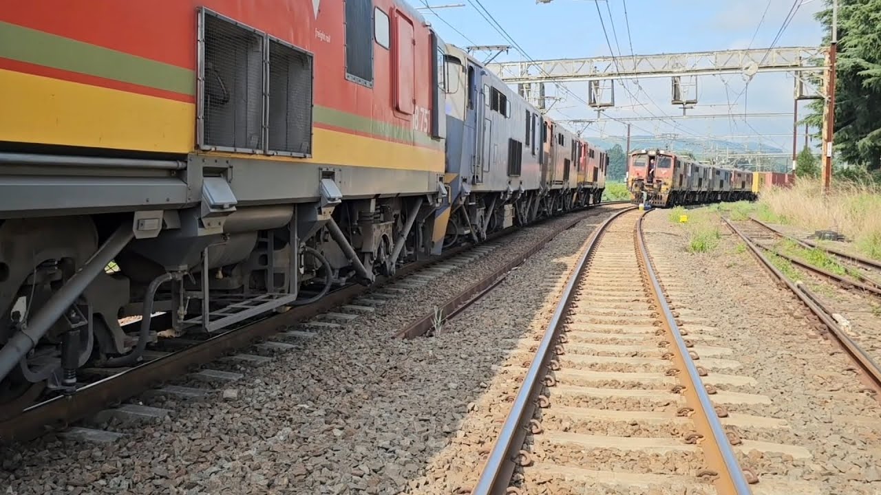 A action packed day out on the NATCOR mainline between Johannesburg and ...