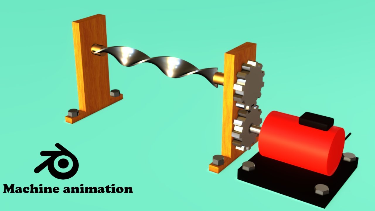 Blender 2.93 - Simple machine animation breakdown tutorial - YouTube