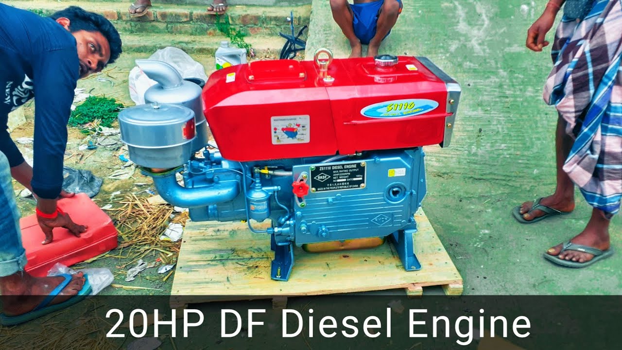 20HP Diesel Engine Unboxing Review | China Diesel Engine | Dongfang ...
