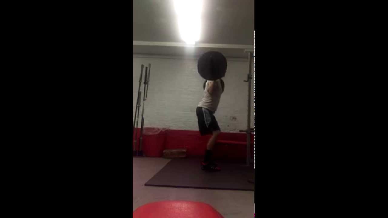 6'6 tall 215 lbs. lightweight squats - YouTube