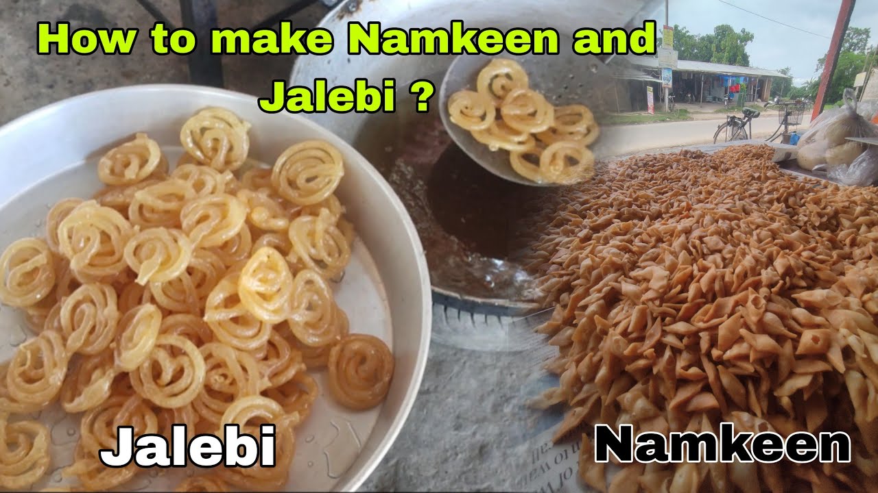 Perfect kata namkeen & Jalebi||Kurkure rasili jalebi||Crispy namak pare ...