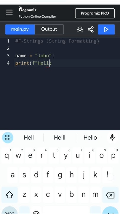Simplify String Formatting In Python 🔥pythonfstrings Codetips Learnpython Trending