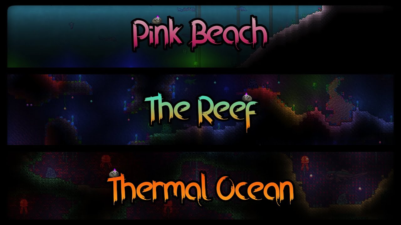 Terraria Ultranium Mod Music - "Oceanic Collection" - "Theme Of Pink ...