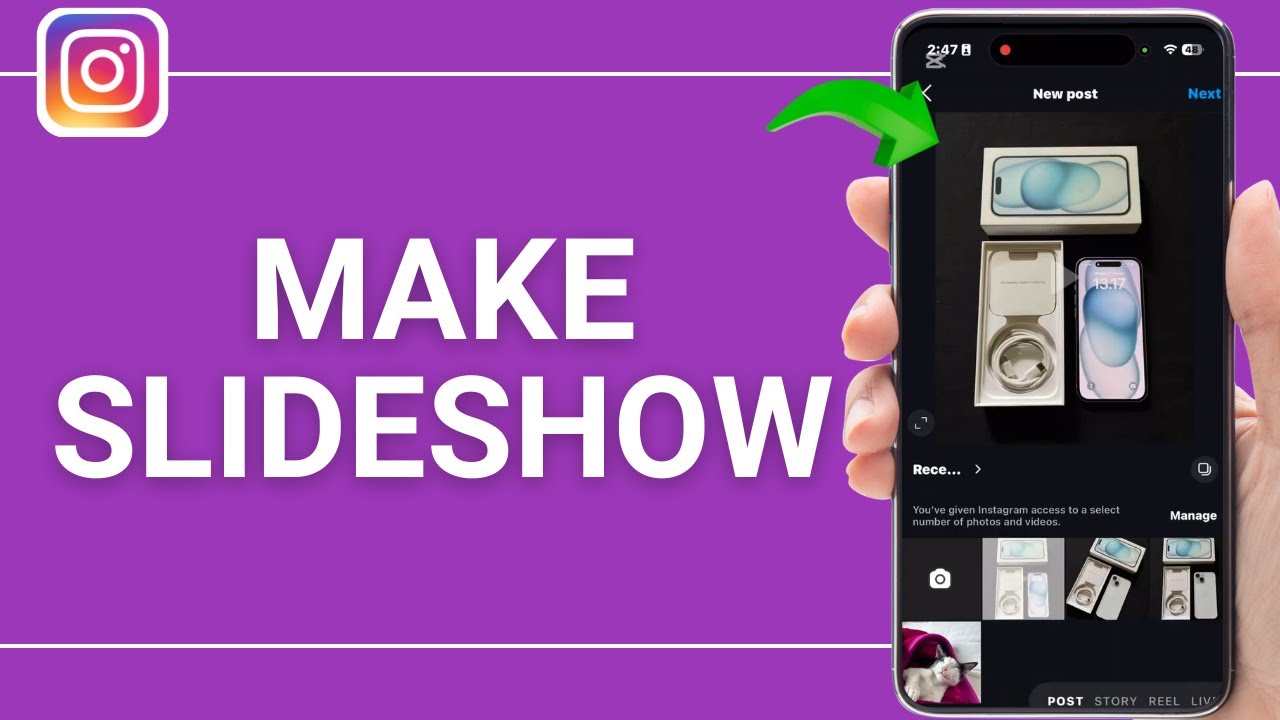 How To Make A Slideshow On Instagram 2025 - YouTube