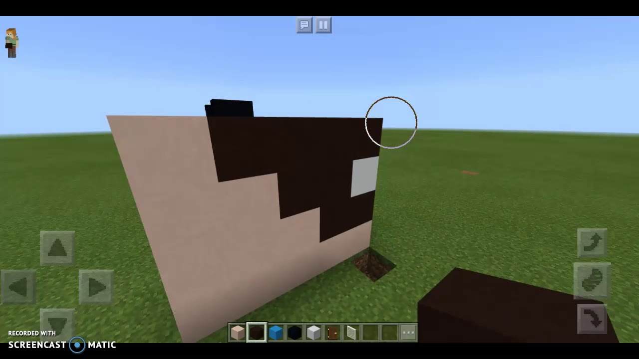 How To Build A Minecraft Siamese Cat Head House - YouTube