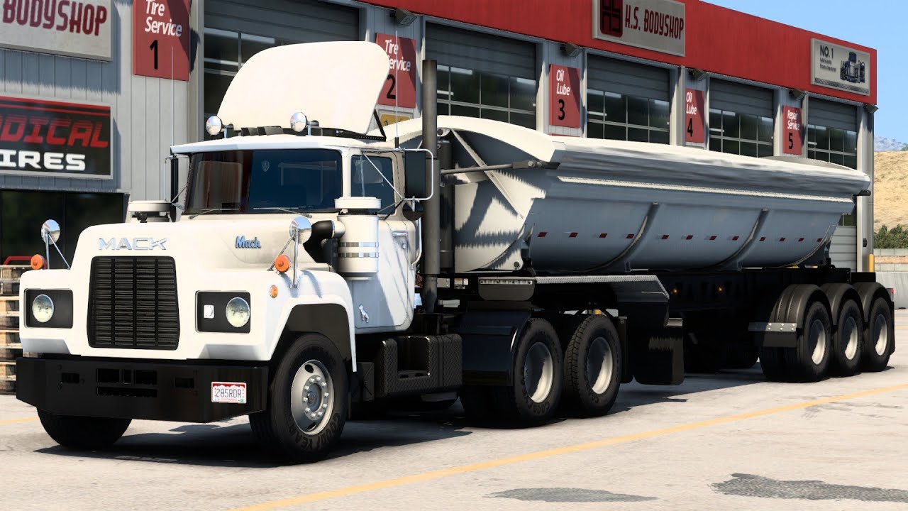 Mack R Series | Mods | 1.43 American Truck Simulator Gameplay - YouTube