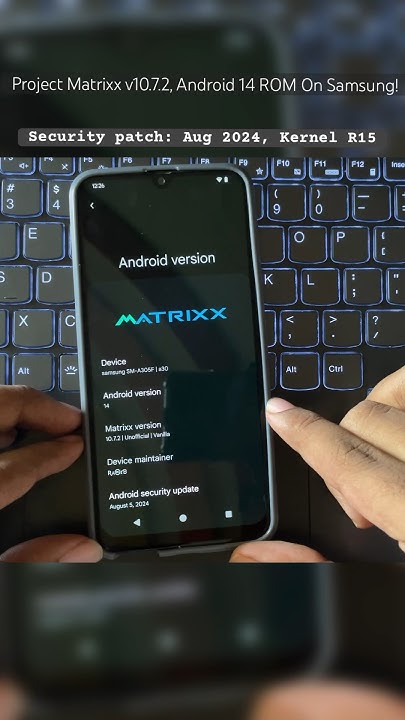 Project Matrixx v10.7.2 Android 14 ROM On Samsung! #shorts #shortvideo - YouTube