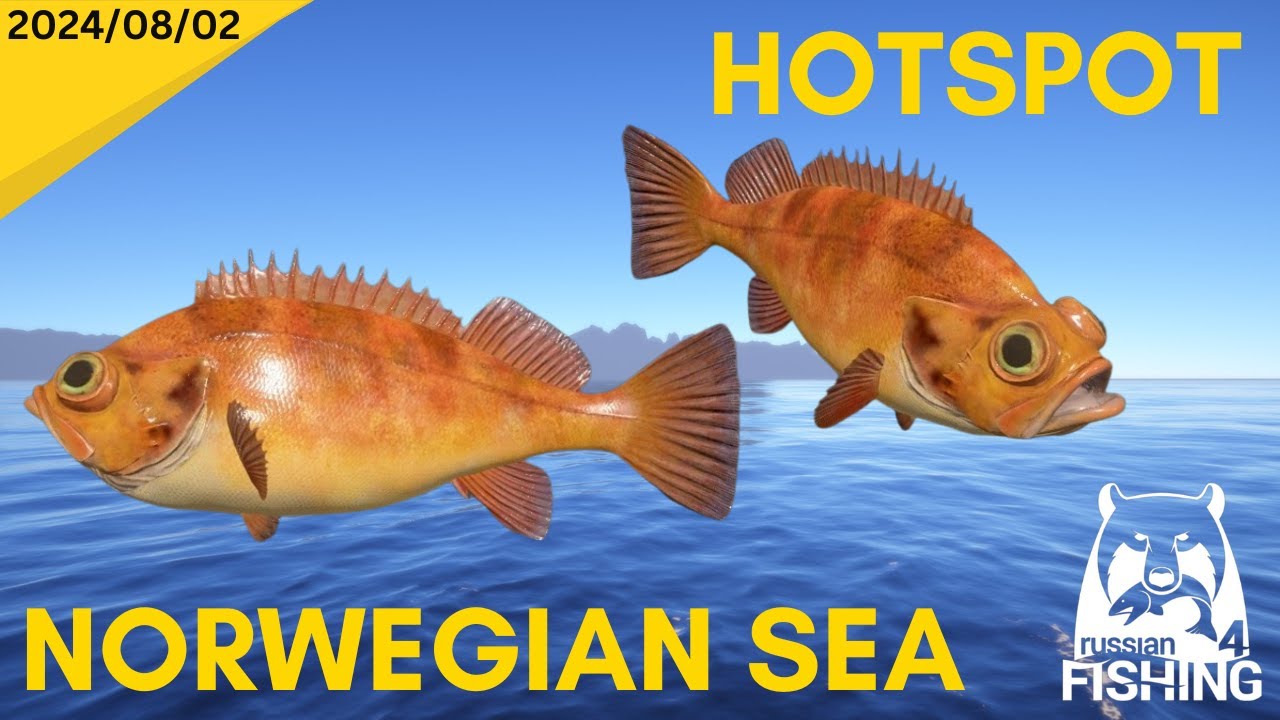 Small Redfish Hotspot Russian Fishing 4 - YouTube