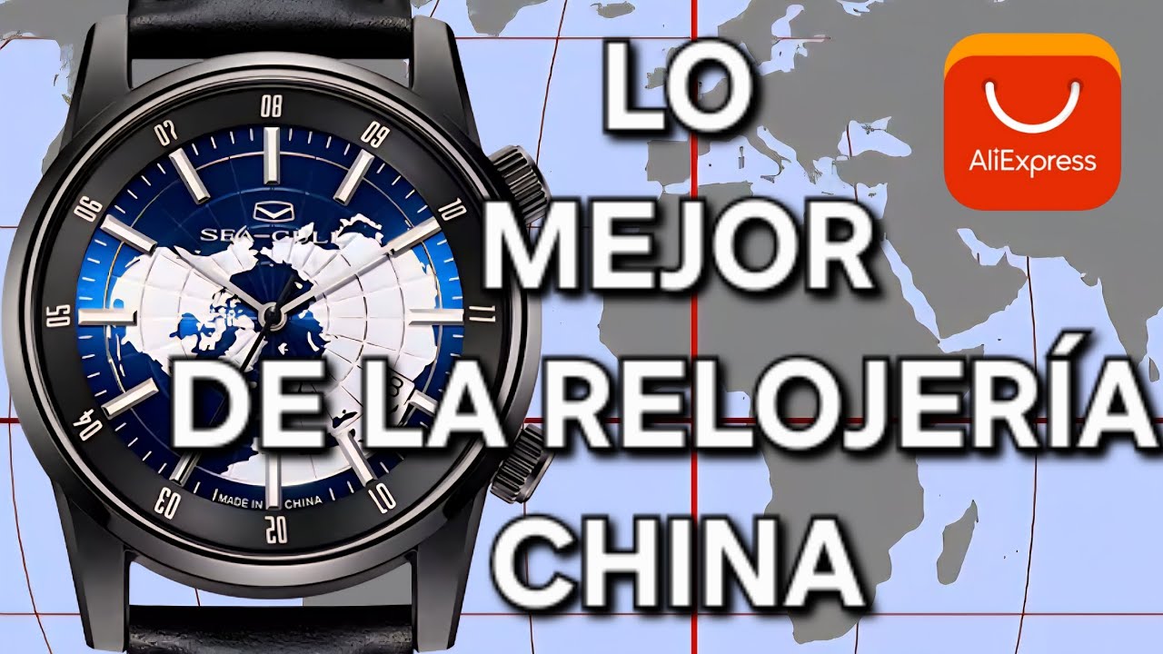 🛑LA NUEVA JOYA DE ALIEXPRESS 👉SEAGULL GMT DUAL TIME ZONE CALENDAR🔥# ...