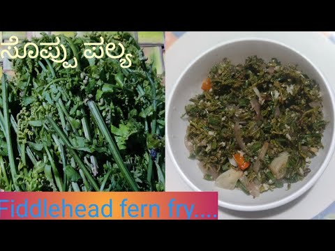 Therme soppu/charme soppu/Fiddlehead fern fry(coorg special ) - YouTube