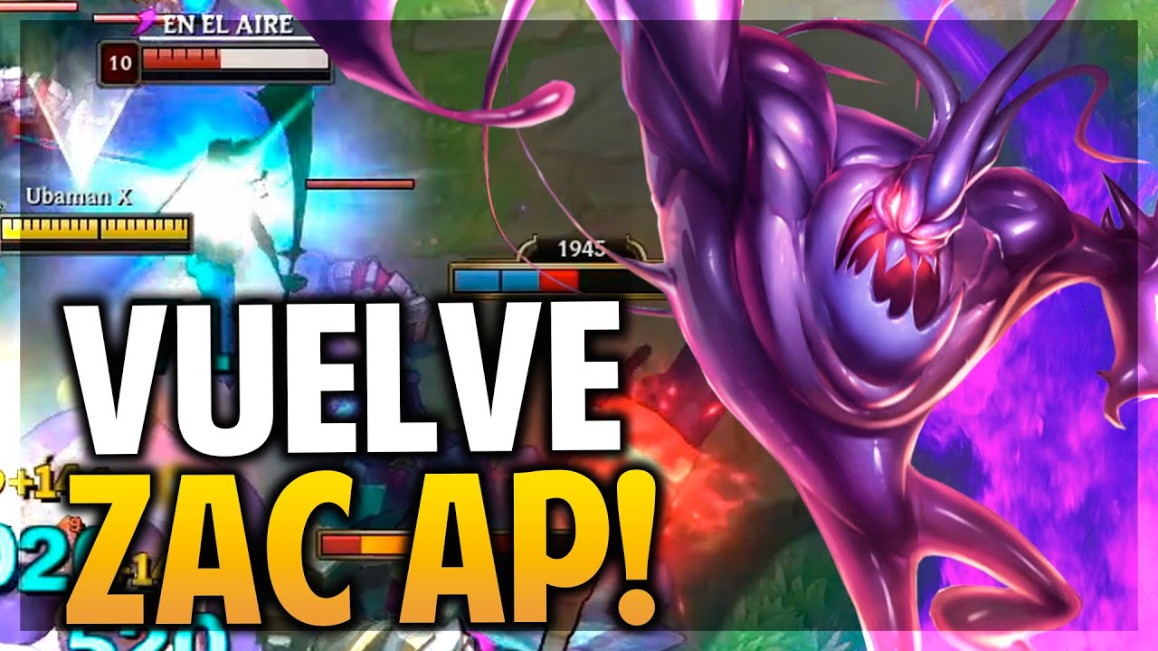 ¡LA NUEVA BUILD DE ZAC FULL AP! | League of Legends - YouTube