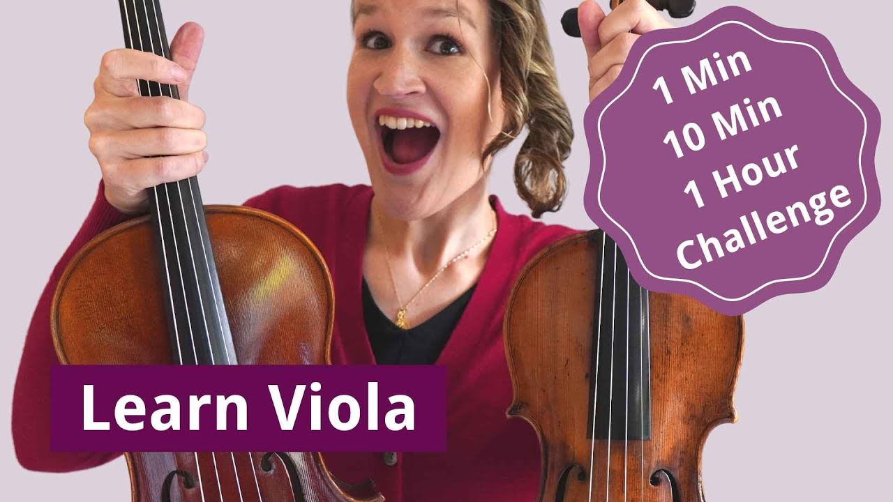 Play VIOLA as a Violinist | 1 Min, 10 Min, 1 Hour Challenge - YouTube