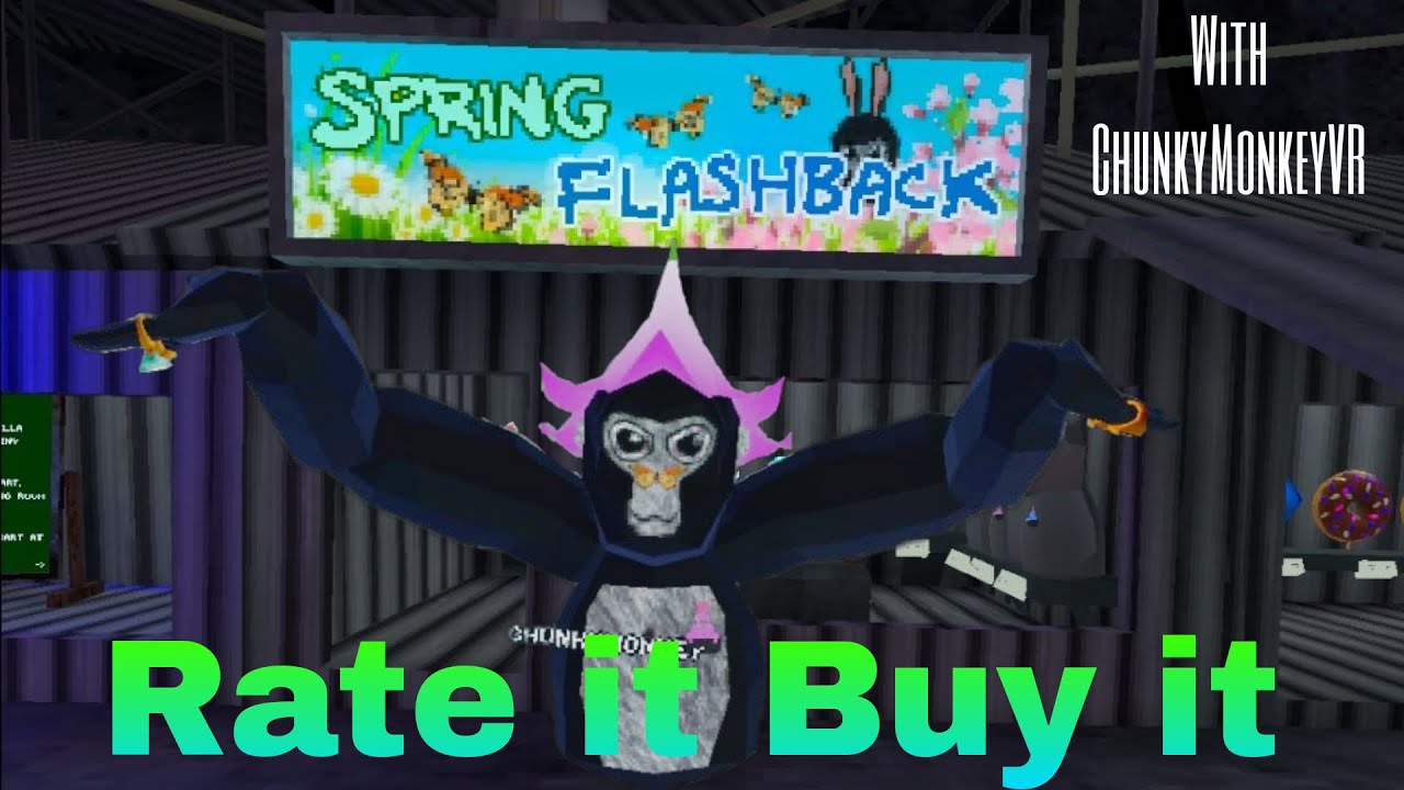 Gorilla Tag Rate It Buy It (Flashback Spring Cosmetics) #gtag - YouTube