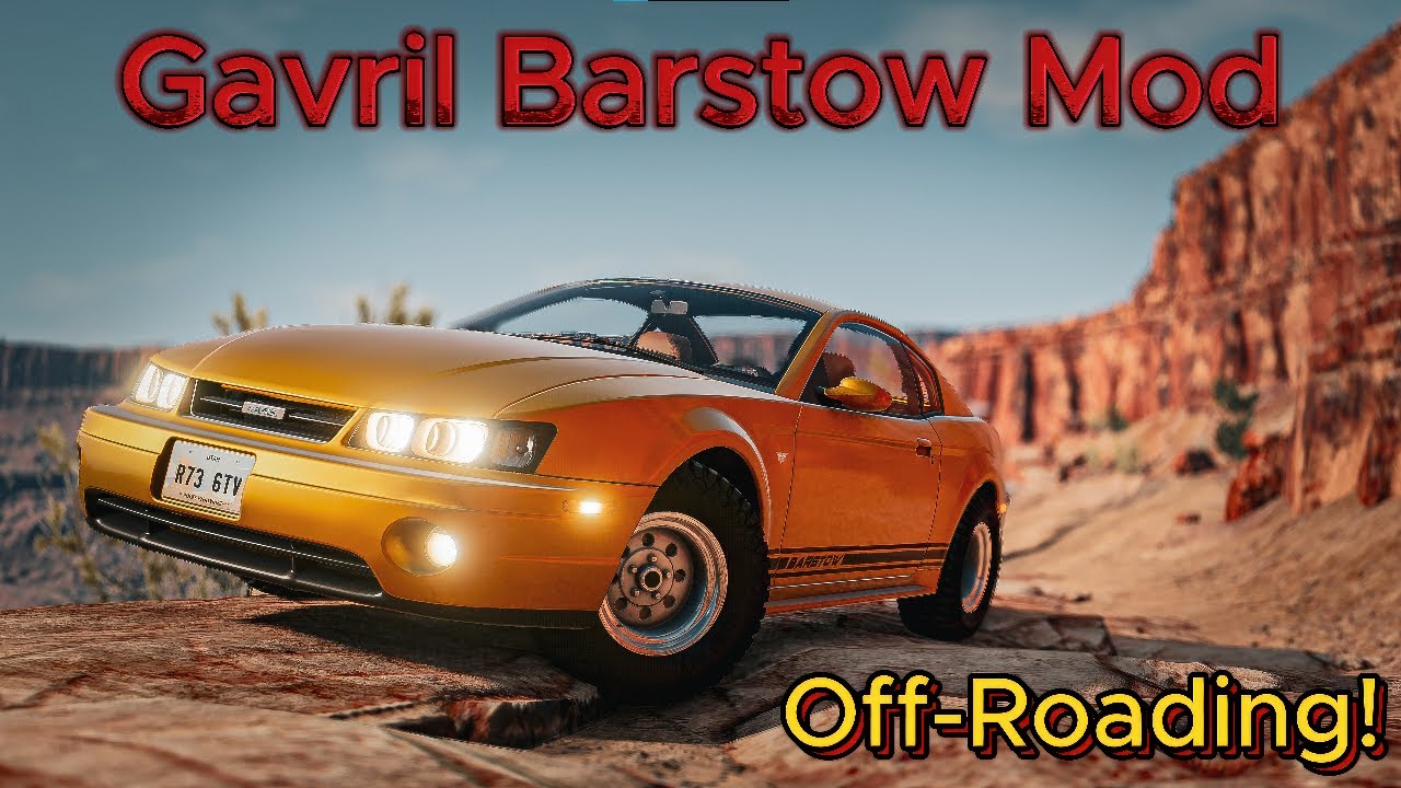 Offroading with new Gavril Barstow IV mod | Beamng.drive - YouTube