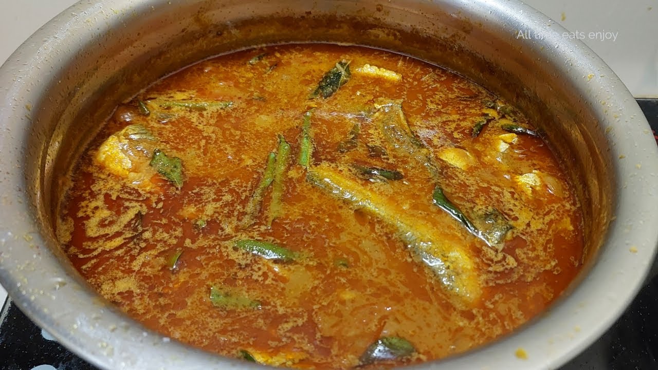 Fish curry/How to make fish curry/mathi meen kulambu in tamil ...