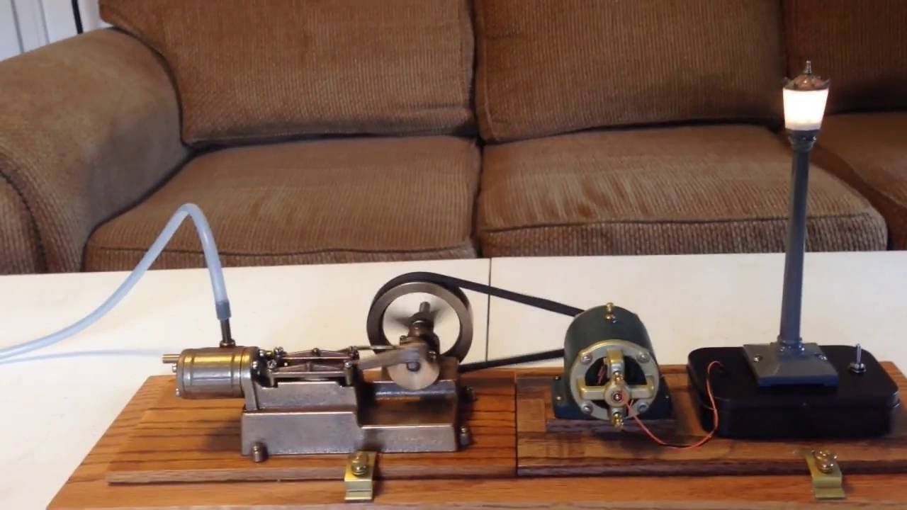 PM Research Inc. Steam Engine #3 with Dynamo Generator. - YouTube
