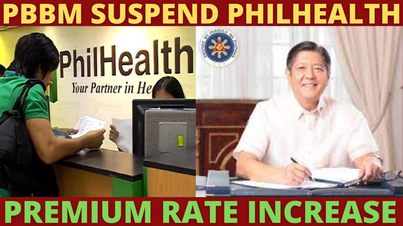 PBBM suspend PhilHealth premium rate increase. - YouTube