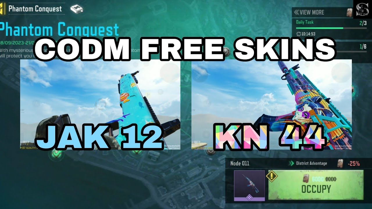 Finally Got Free JAK12 & KN44 SKIN CODM | Event Task Reward CODM | Season 8 Free Skins COD ...