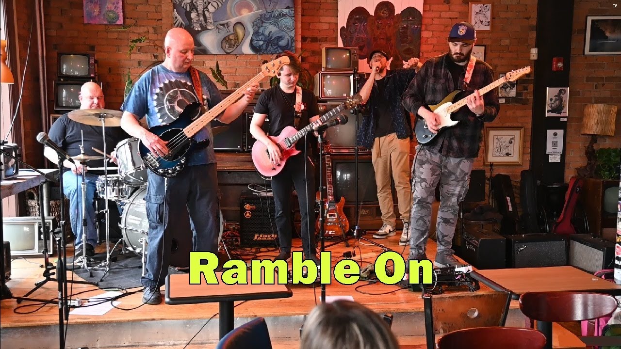 Student Guitar Ensemble covers “Ramble On” - YouTube