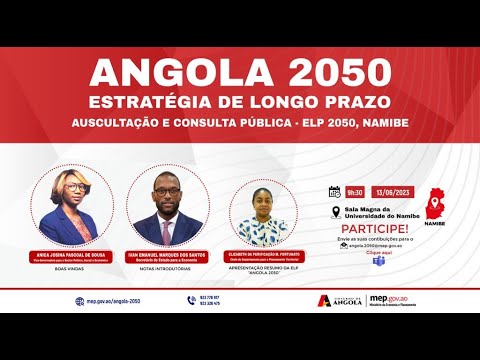 ANGOLA 2050 - ELP Auscultação e Consulta Pública ( Namibe) - YouTube
