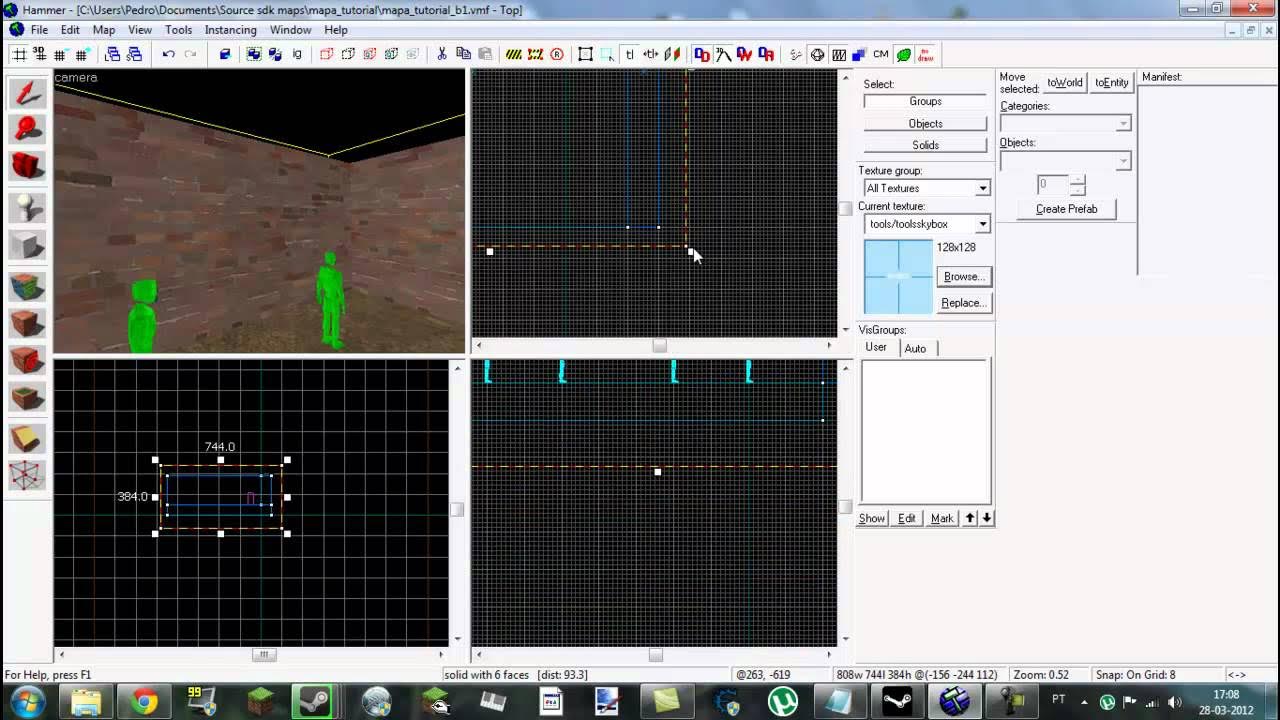Source SDK tutorial 3- Texturar o mapa e por luz e skybox - YouTube
