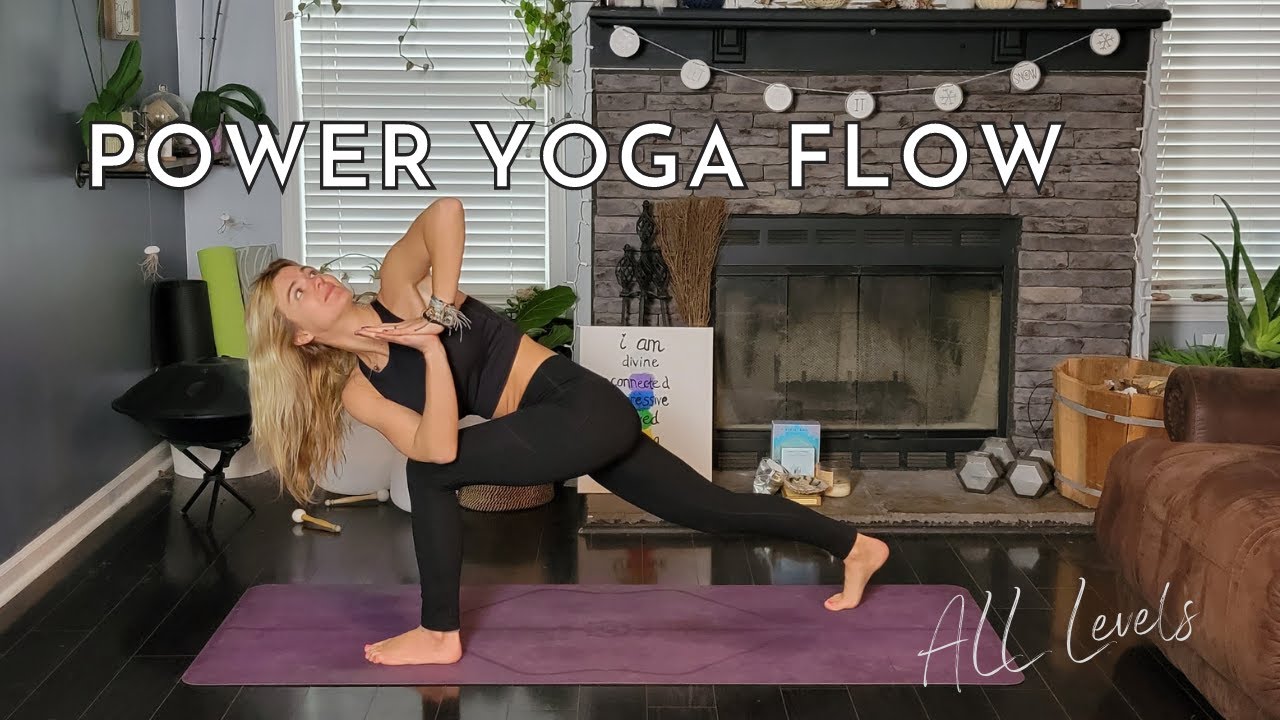 Power Yoga Flow for ALL Levels | Yoga for Strength | Yoga with ...