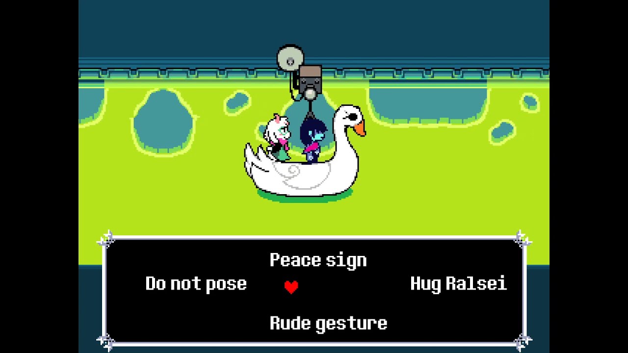 Boat Ride with Ralsei: All Dialogue (Camera Poses + Close Talk ...